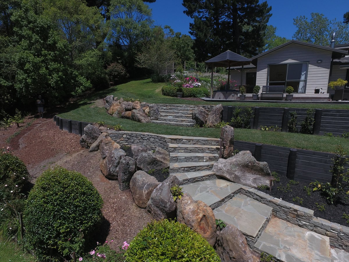 Slope Terracing – JP Landscape Design